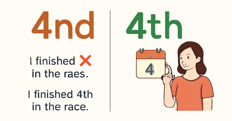 4ndと4thの違いを解説！正しい英語表記と使い分け | 知ってると後がラクになる！暮らしのアトラク知恵カフェ